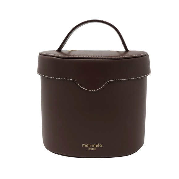 Meli Melo | Bags | Meli Melo Kitty Argan Brown Leather Cross Body Bag ...